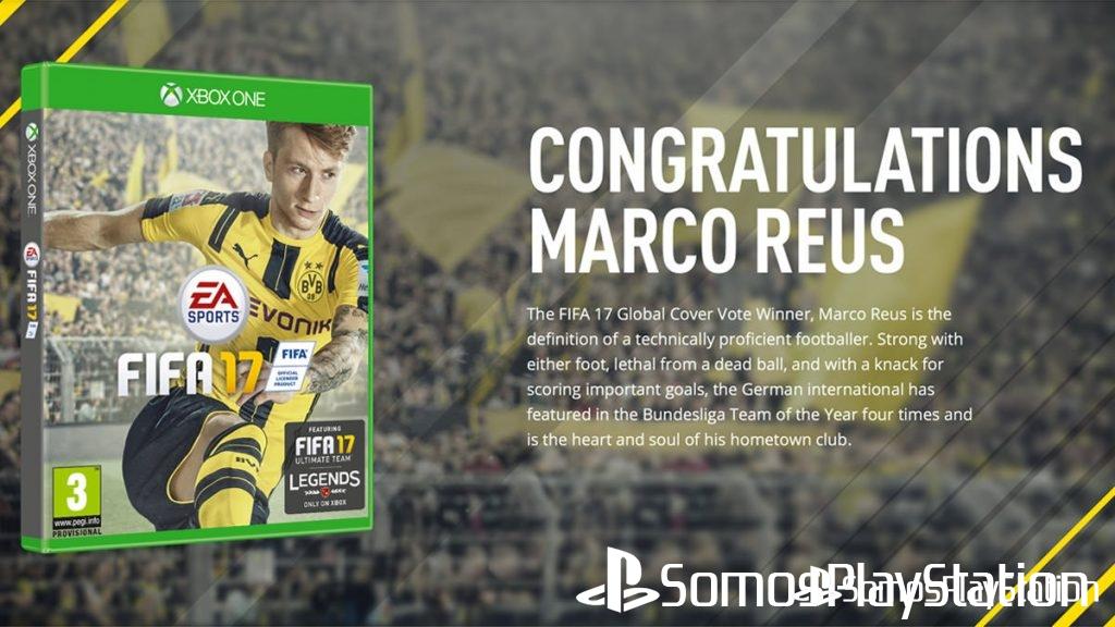 Marco Reus será el protagonista de la portada de FIFA 17 - SomosPlayStation